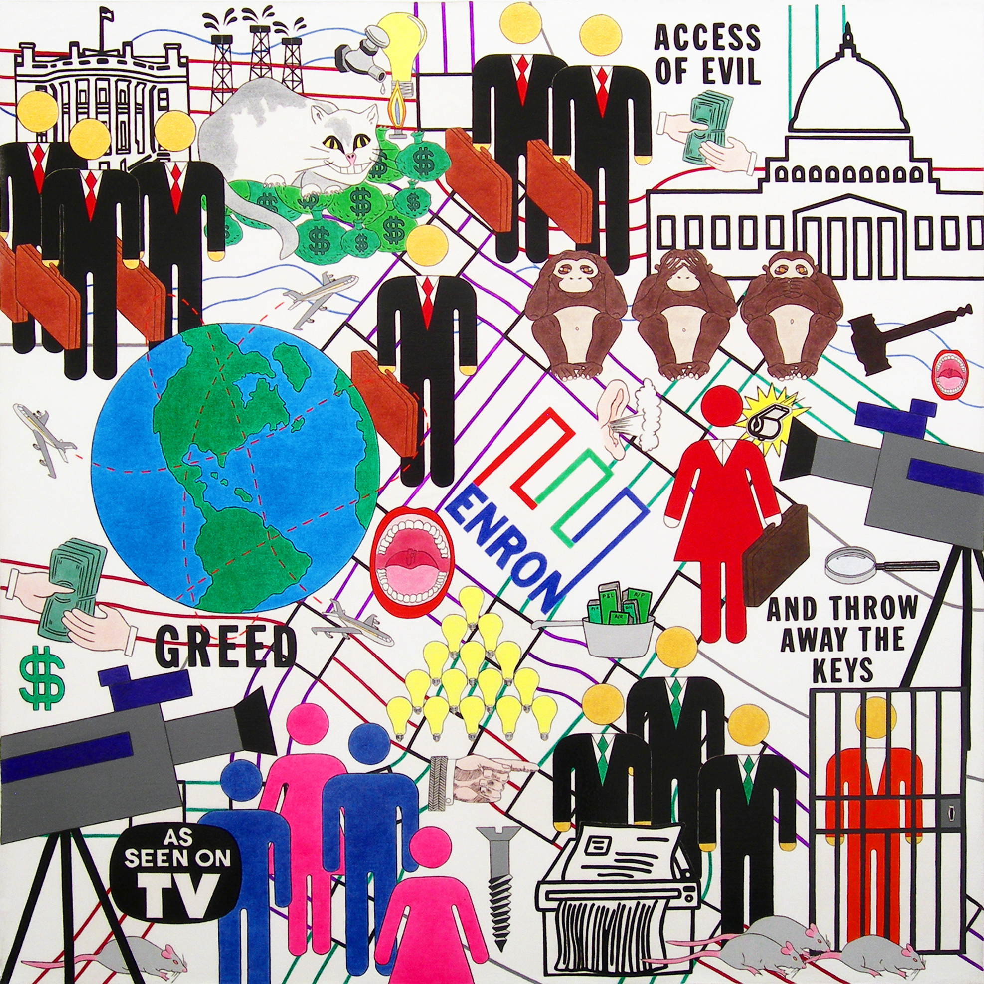 Nancy Chunn.The Enron Painting (2002) | Posit